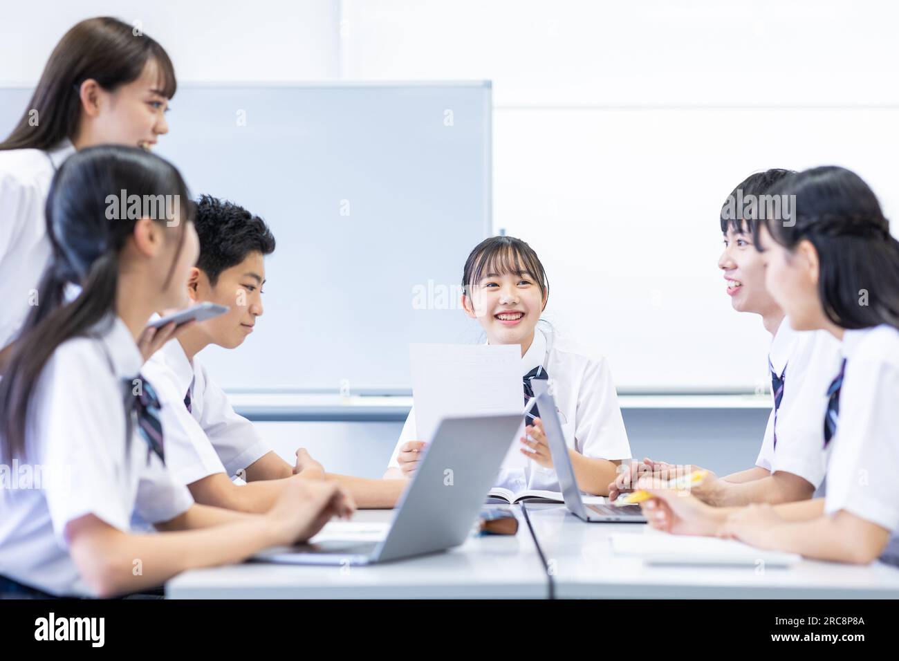 Students doing group work Stock Photo - Alamy Students doing group work Stock Photo - Alamy