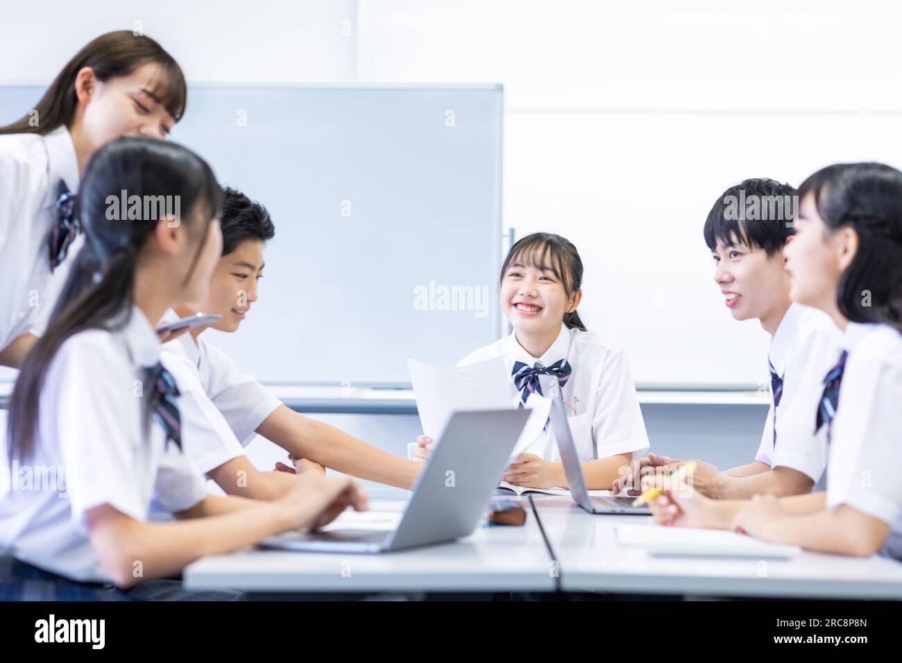 Students doing group work Stock Photo - Alamy Students doing group work Stock Photo - Alamy