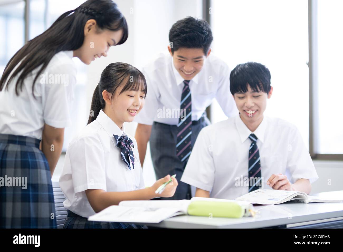 Students during recess Stock Photo - Alamy
