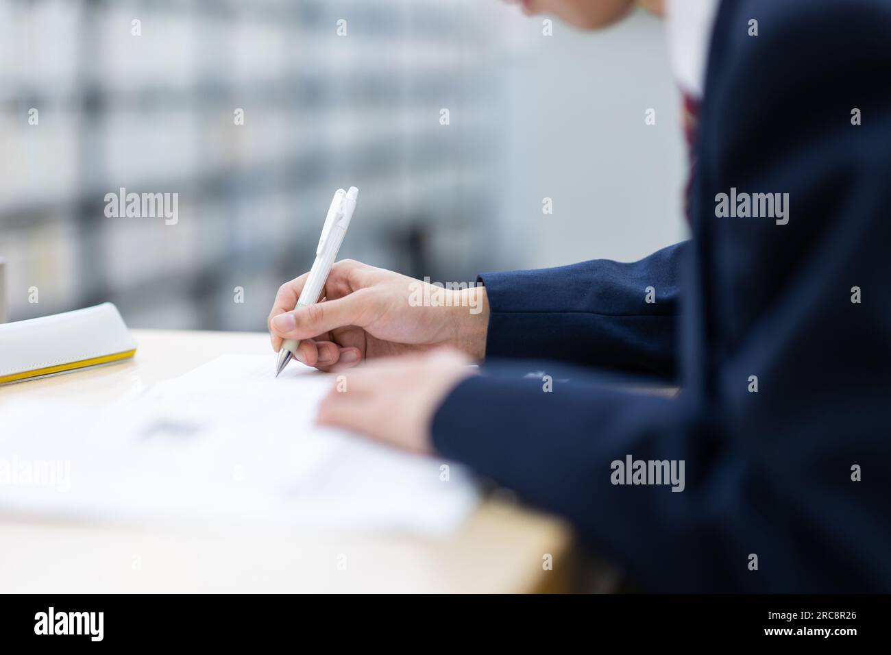 Student pen library hi-res stock photography and images - Alamy