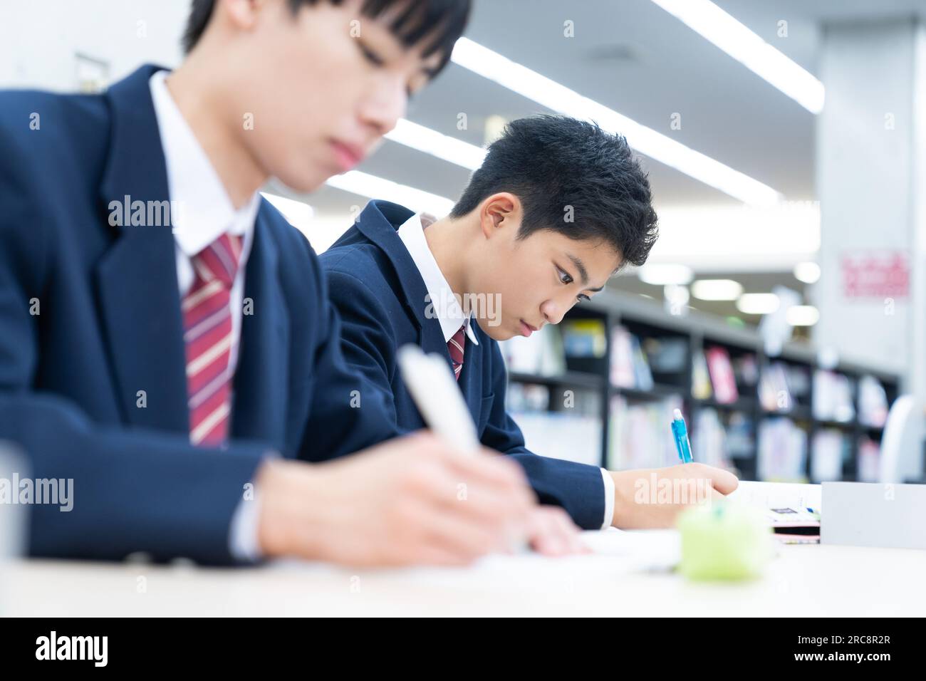 A student studying Stock Photo - Alamy