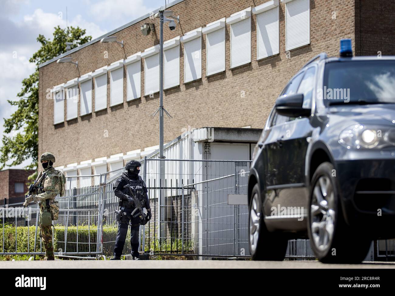 AMSTERDAM - Security at the extra secured court for a substantive ...
