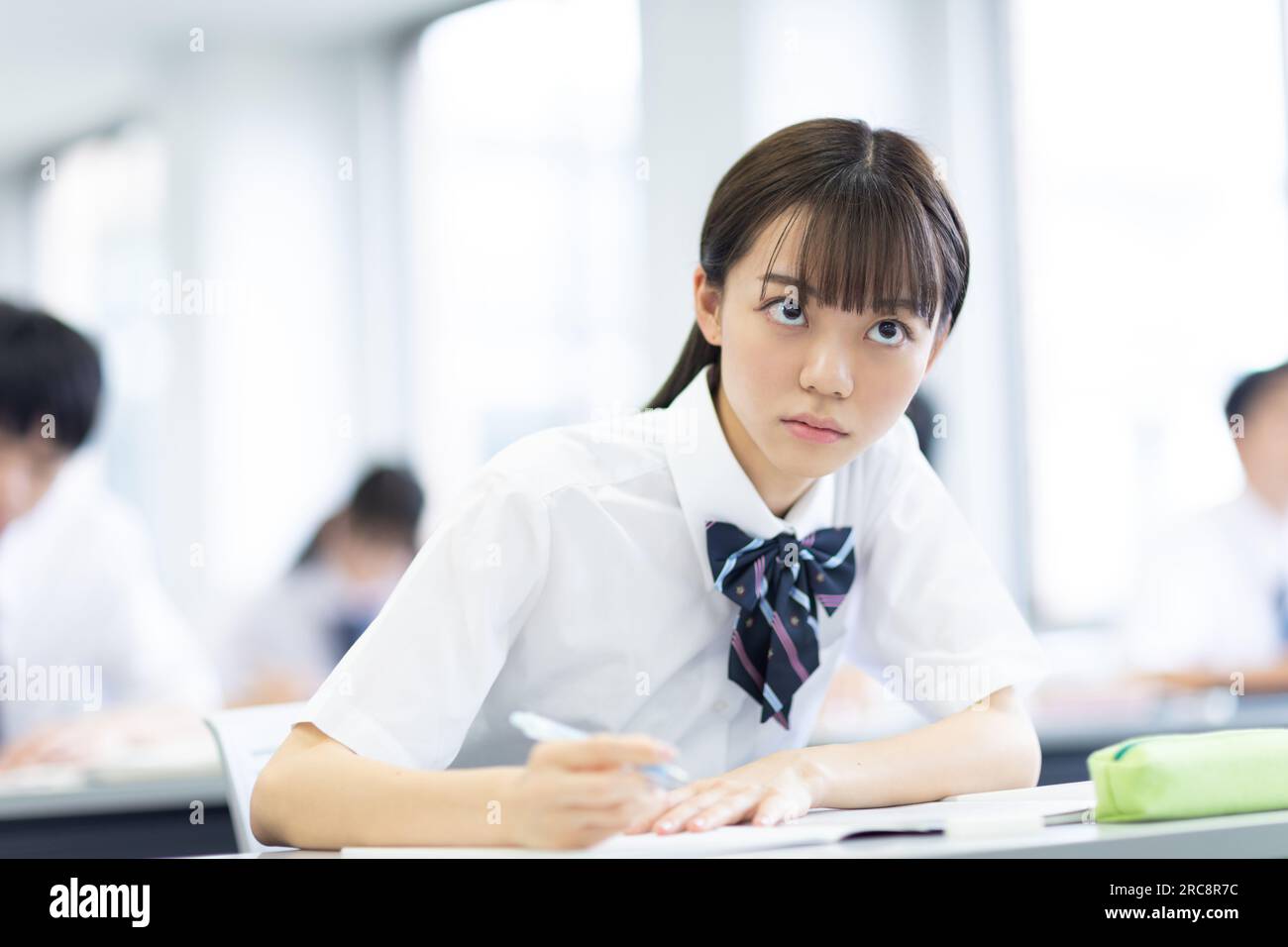 Student taking a class Stock Photo - Alamy