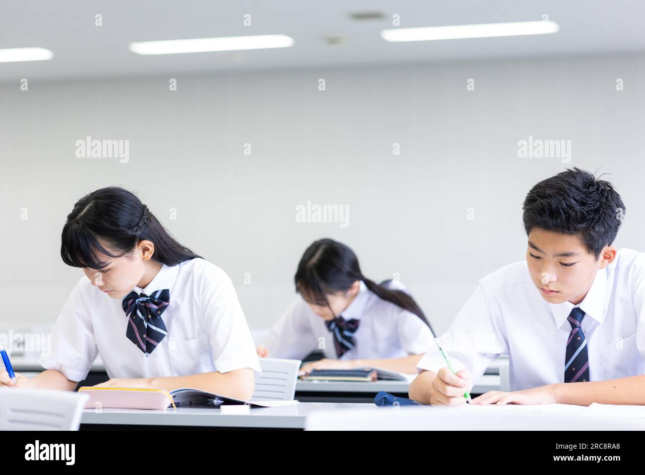 Student taking a class Stock Photo - Alamy