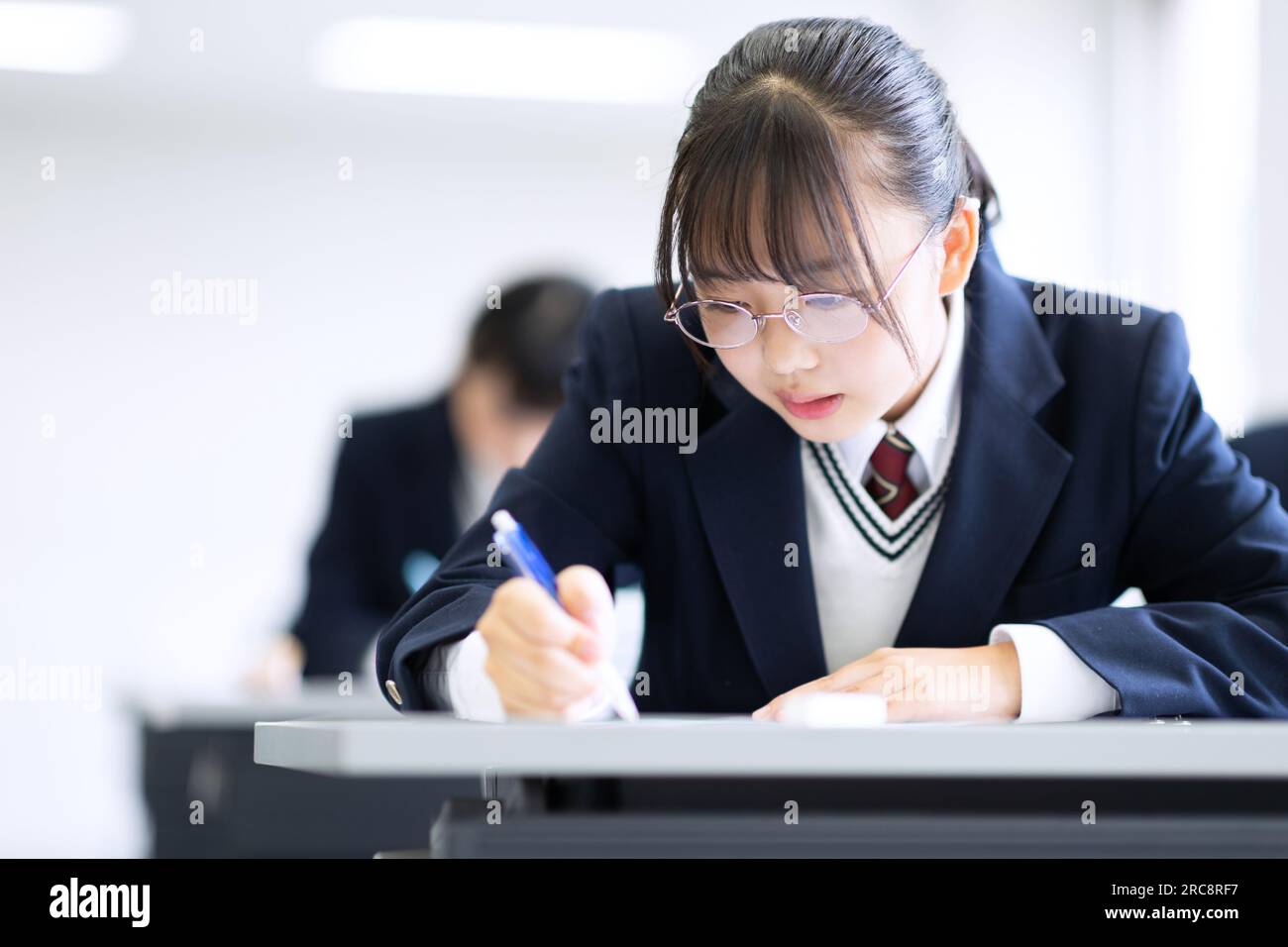 Students taking classes Stock Photo - Alamy