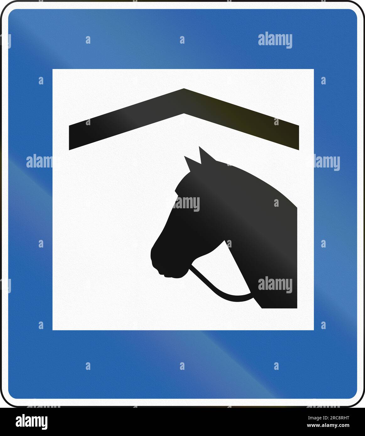 An Icelandic service road sign - Stable Stock Photo - Alamy