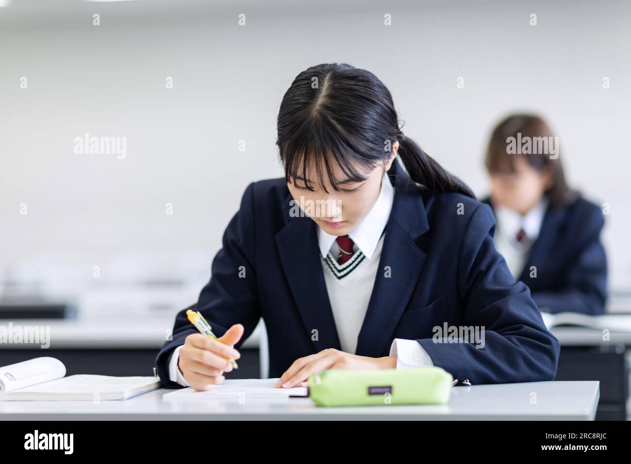 Students taking classes Stock Photo - Alamy