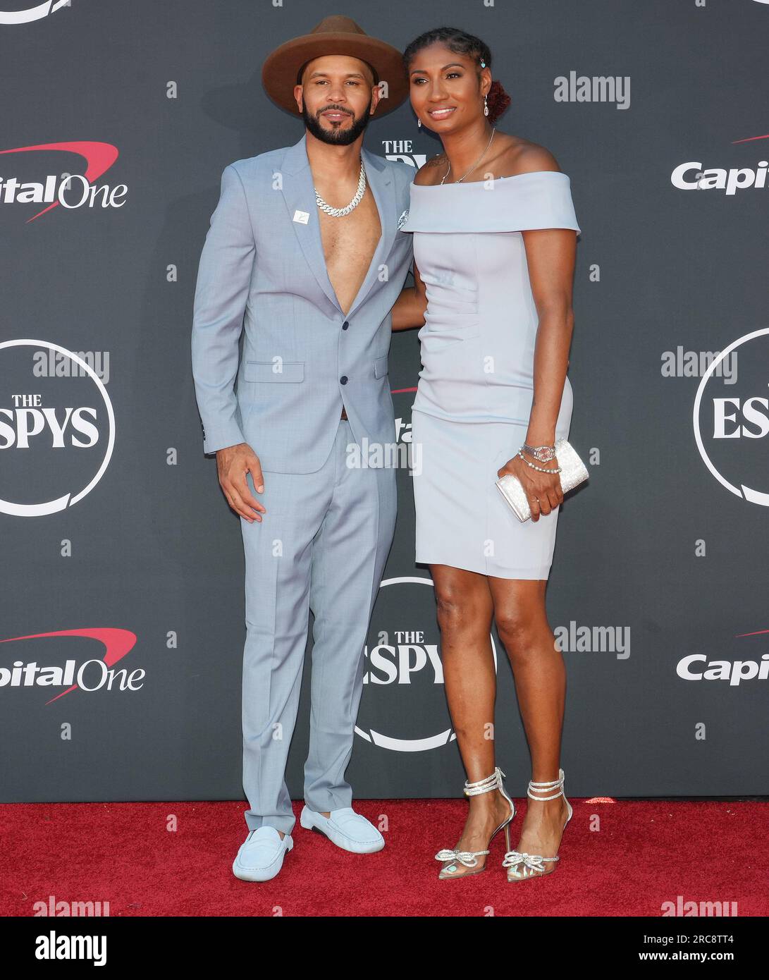 Los Angeles, USA. 12th July, 2023. (L-R) Kenneth Monroe and Angel ...