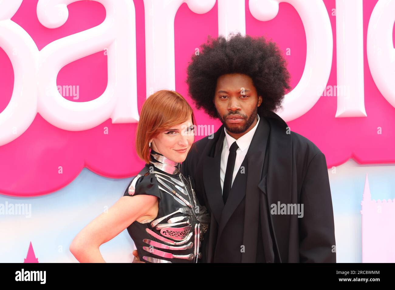 Hari Nef and Jeremy O Harris, Barbie - European Premiere, Leicester ...