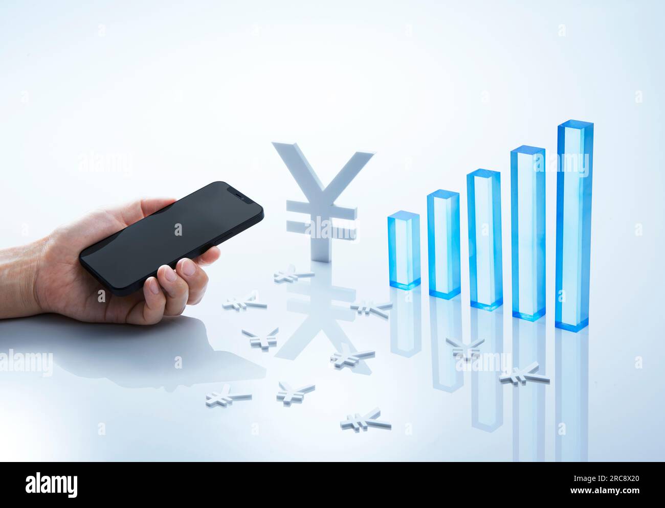 Net investment image 3 for screen composite Stock Photo - Alamy