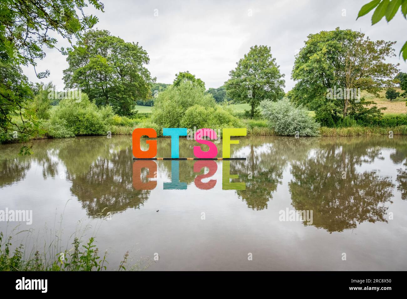 GTSF, gate To Southwell Festival music festival in large letters placed ...