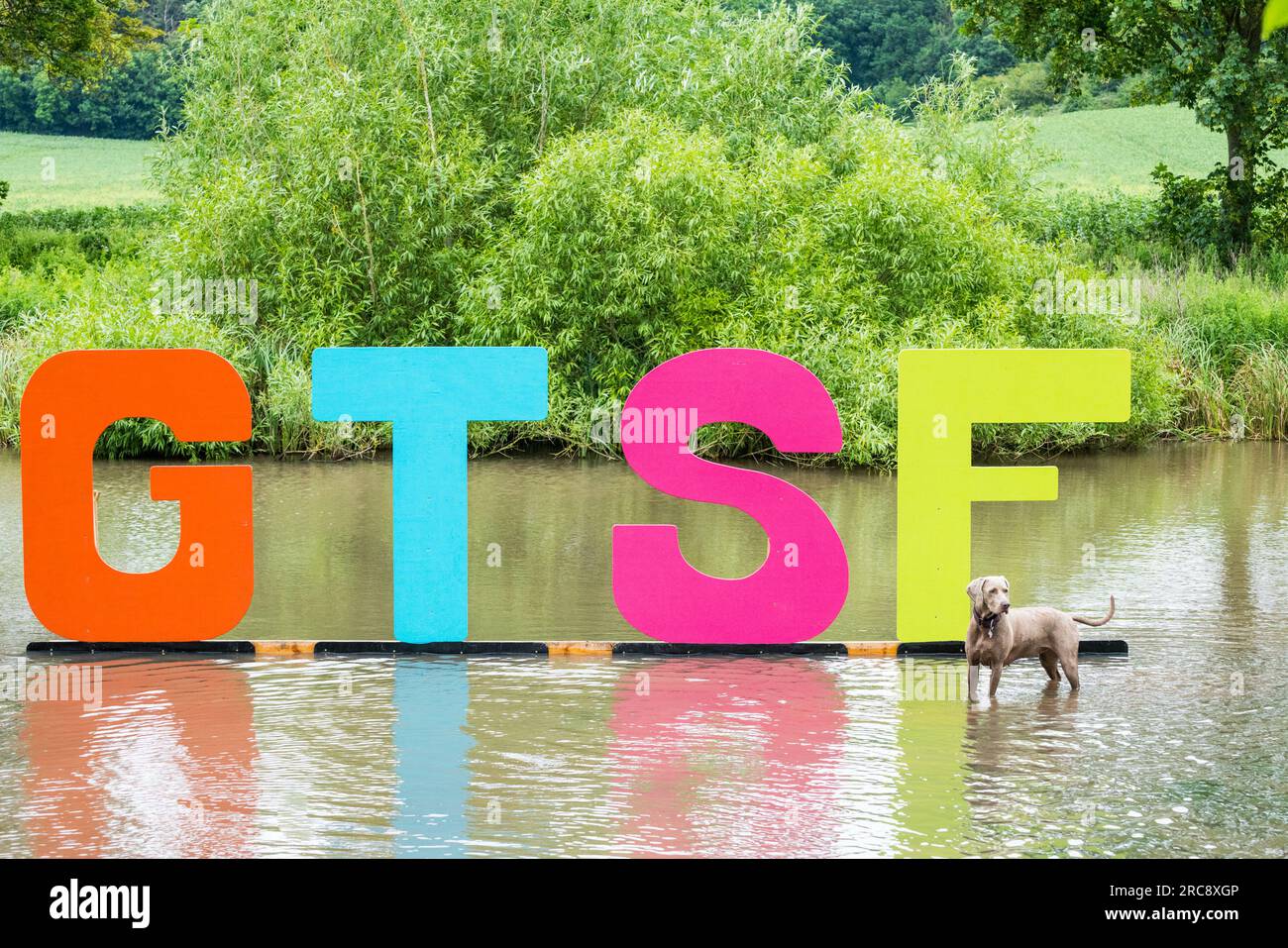 GTSF, gate To Southwell Festival music festival in large letters placed ...