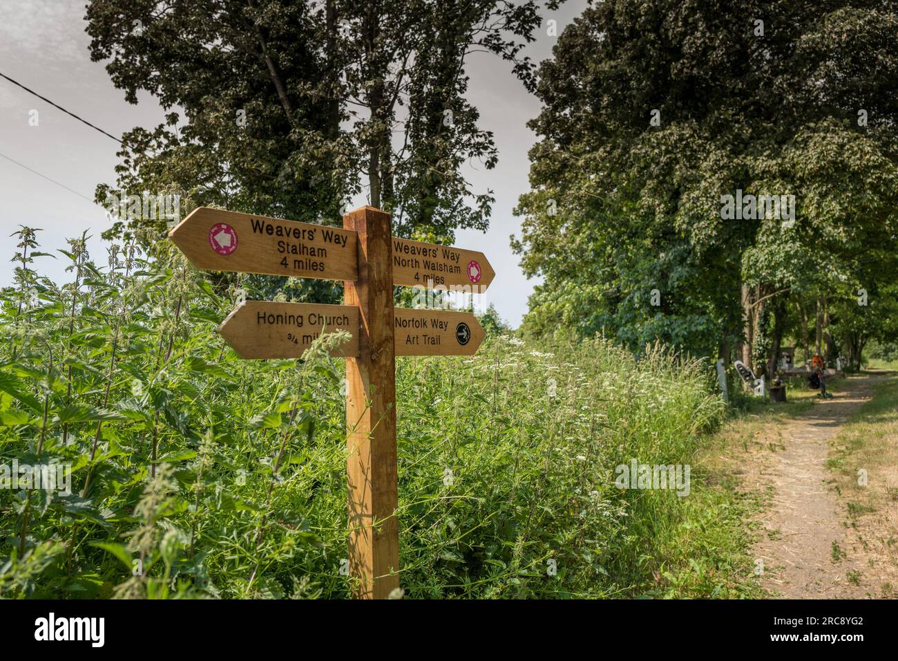 The disused Honing railway station near the small village of Honing ...