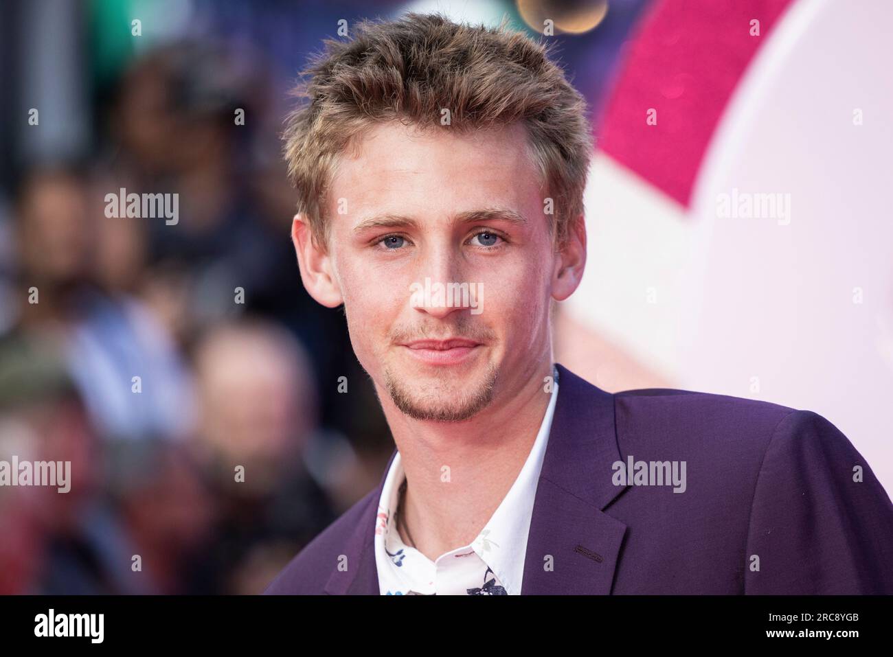 Magnus Ferrell poses for photographers upon arrival at the premiere of ...