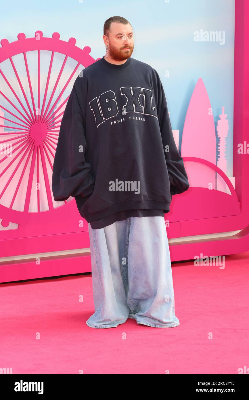 Sam Smith, Barbie - European Premiere, Leicester Square, London, UK, 12 ...