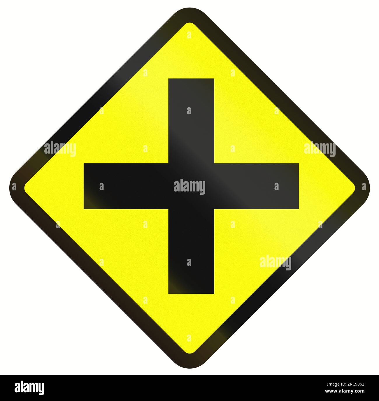 Traffic intersection aerial Cut Out Stock Images & Pictures - Alamy