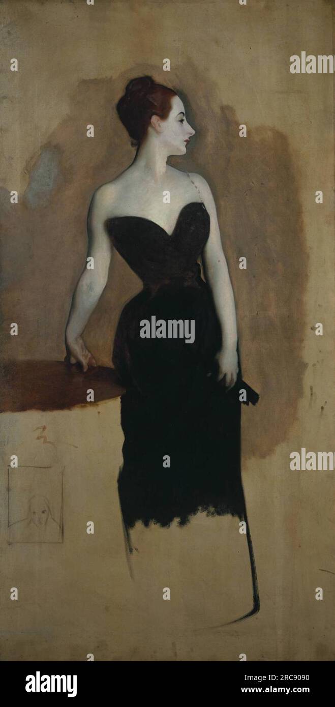 Study of Mme Gautreau 1884 by John Singer Sargent Stock Photo - Alamy
