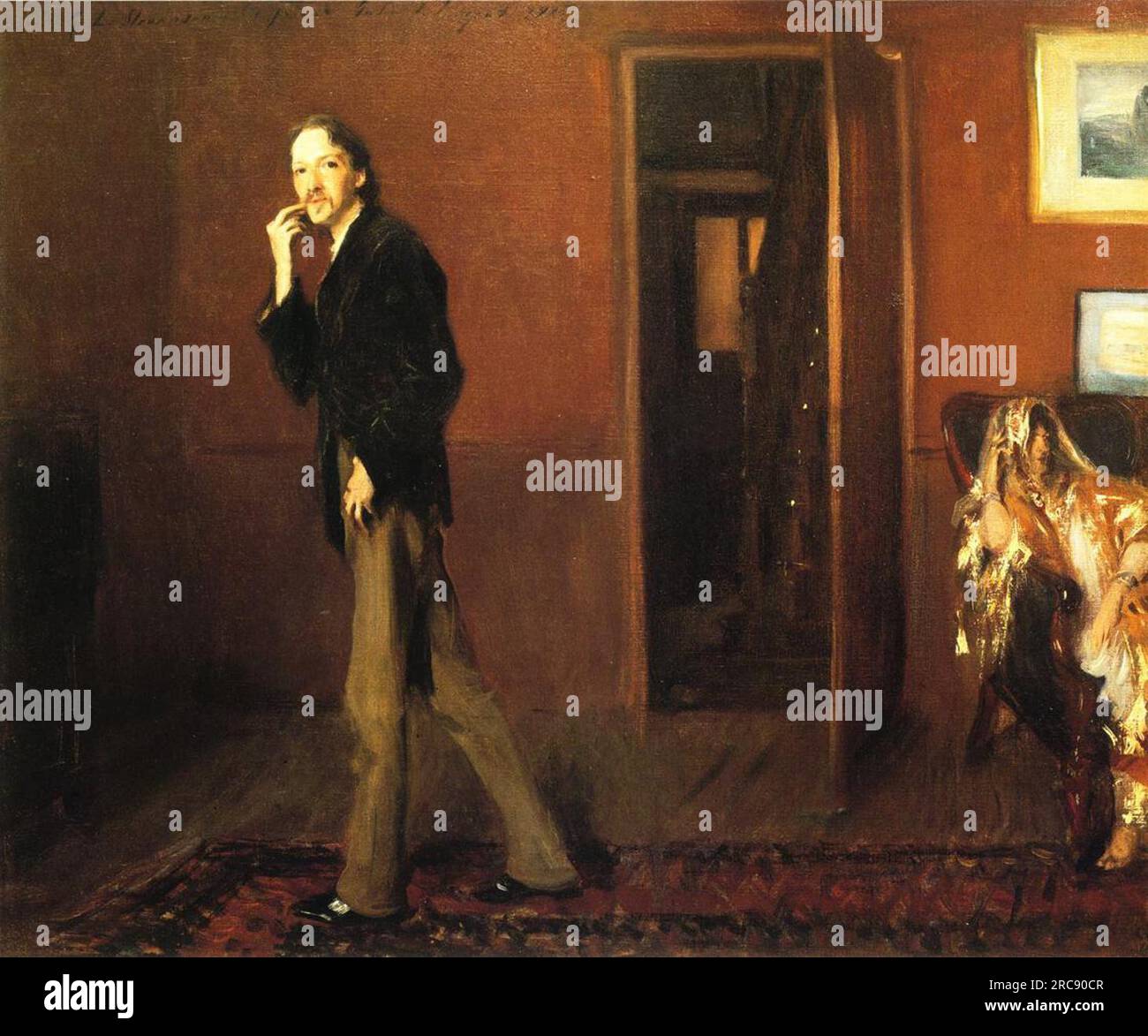 John Singer Sargent Portrait Robert Louis Stevenson Sargent John