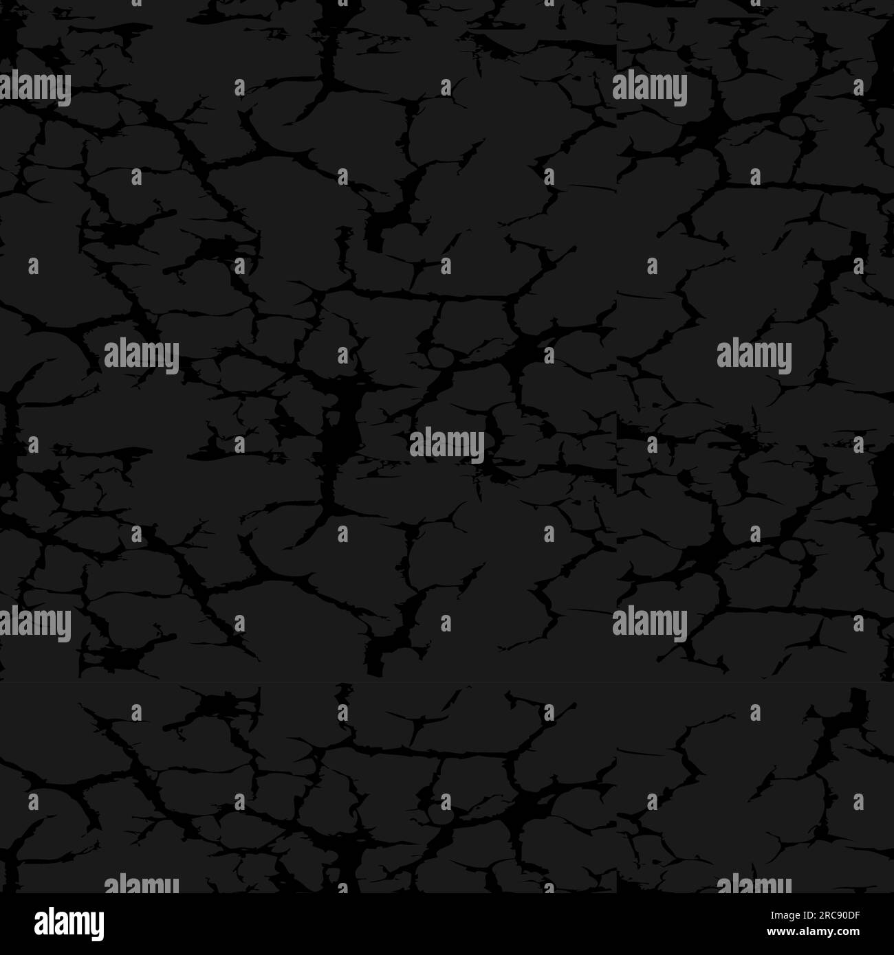Abstract black cracked texture Seamless pattern Cracked barren desert ...