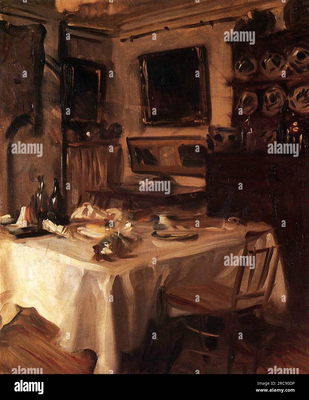 My Dining Room 1885 by John Singer Sargent Stock Photo - Alamy