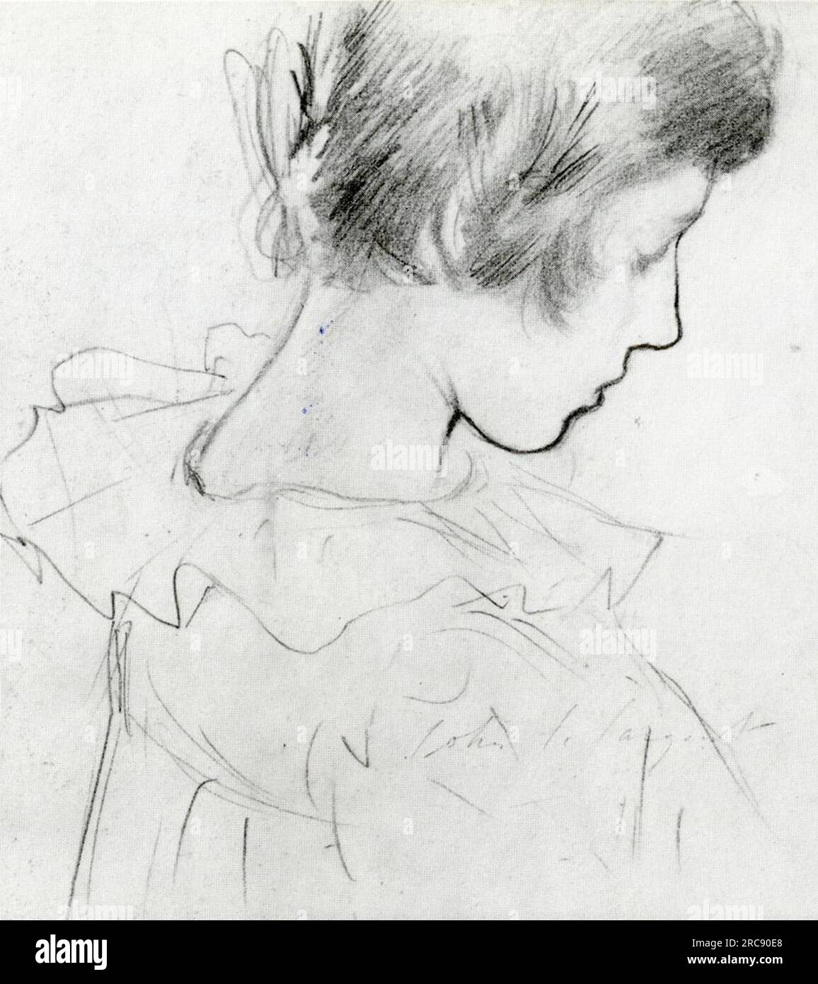 Dorothy Barnard 1885 by John Singer Sargent Stock Photo - Alamy