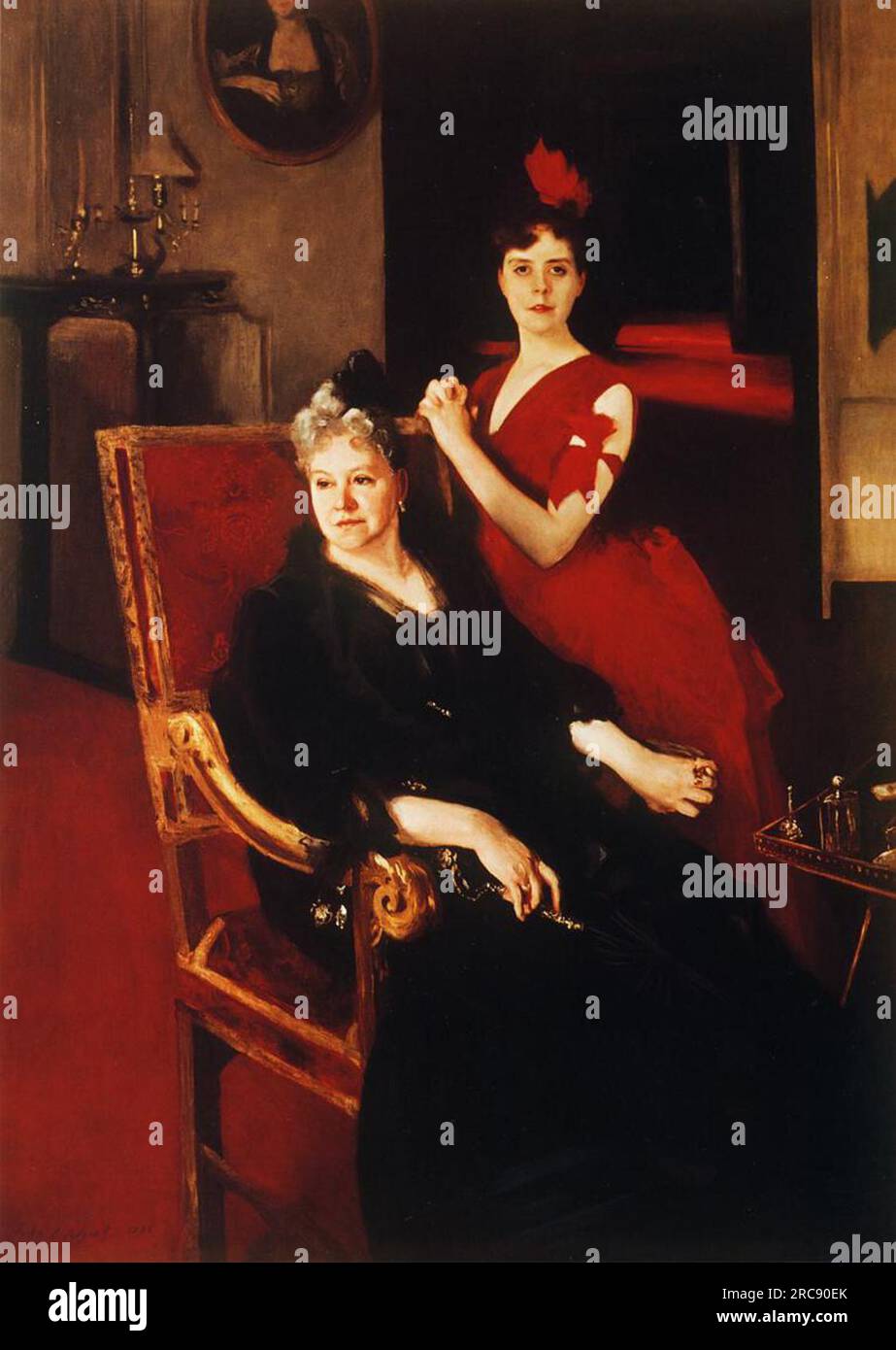 Mrs. Edward Burckhardt and her Daughter Louise 1885 by John Singer ...