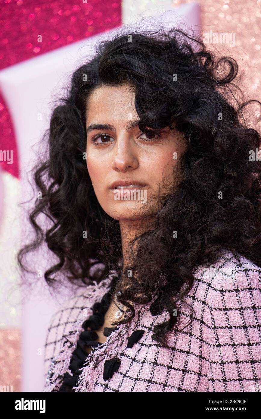 Hannah Khalique-Brown poses for photographers upon arrival at the ...