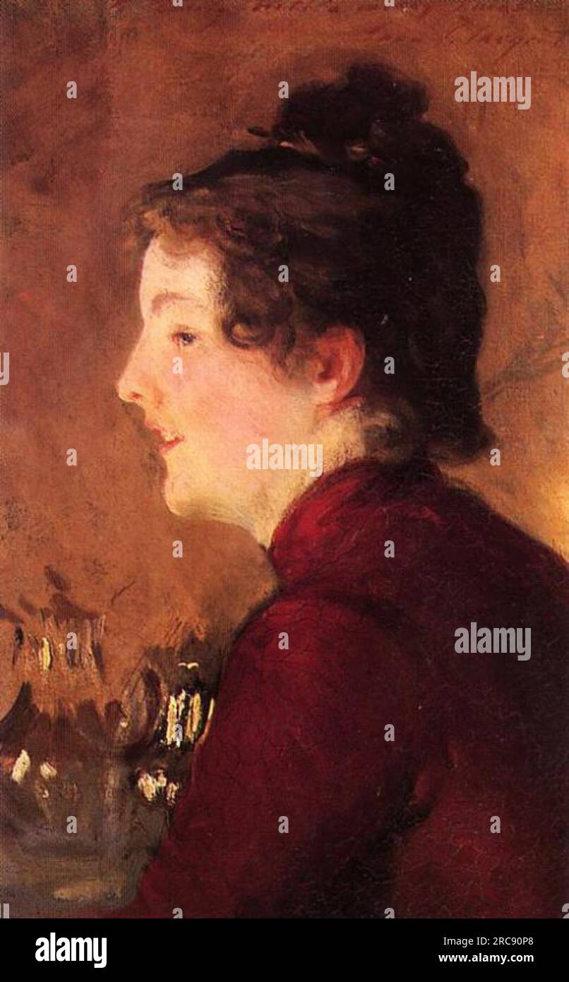 A Portrait of Violet 1889 by John Singer Sargent Stock Photo - Alamy