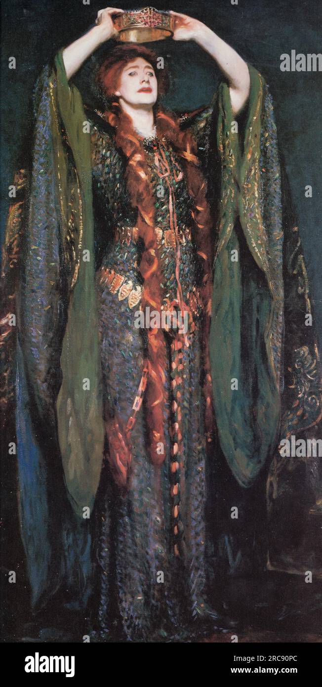 Ellen Terry as Lady Macbeth 1889 by John Singer Sargent Stock Photo - Alamy