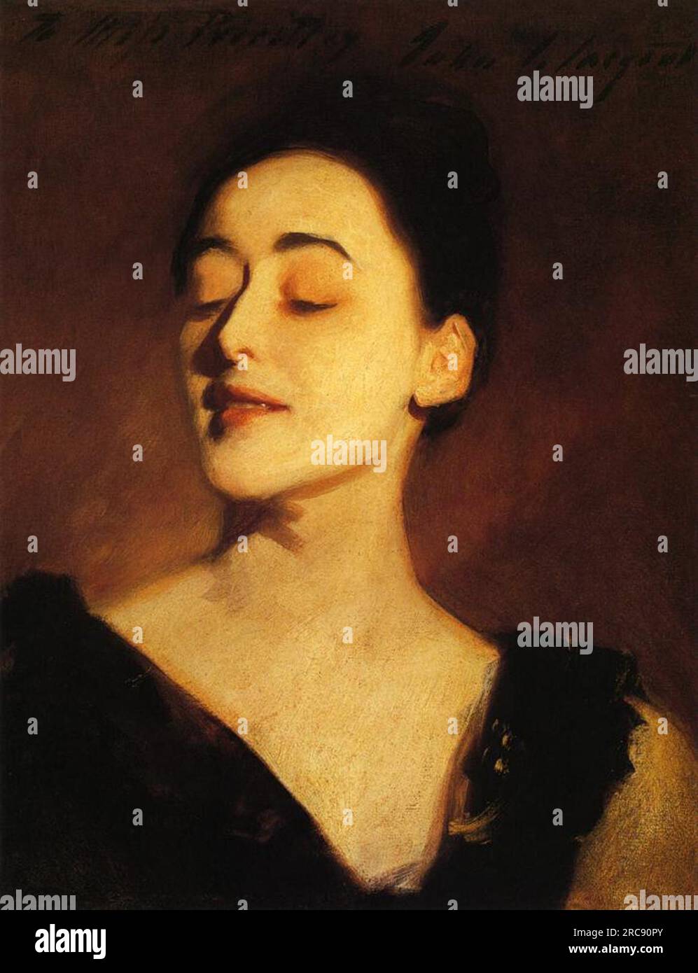 Flora Priestley (also known as Lamplight Study) 1889 by John Singer ...