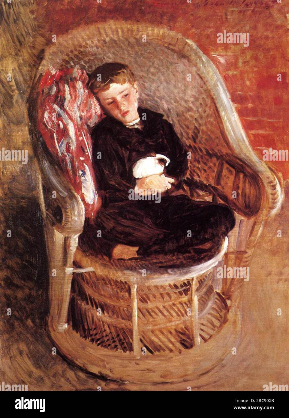 Portrait of Gordon Fairchild 1890 by John Singer Sargent Stock Photo ...