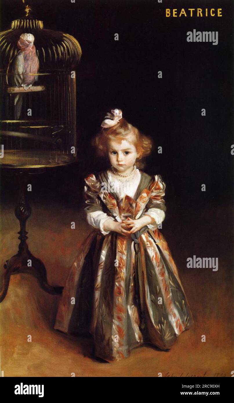 Beatriice Goelet 1890 by John Singer Sargent Stock Photo - Alamy