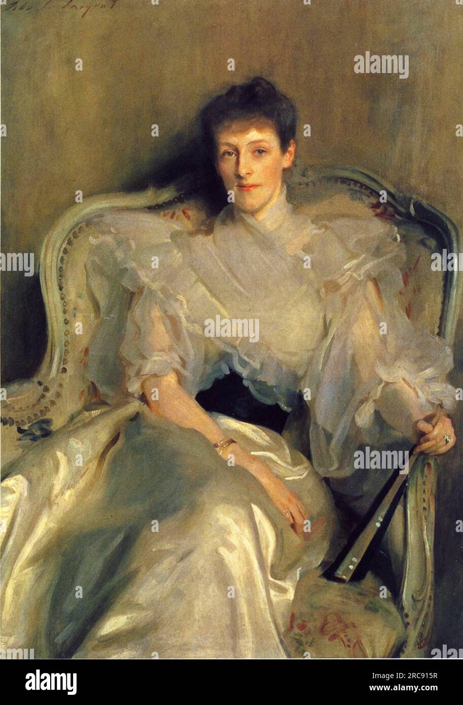 Mrs. Ian Hamilton (Jean Muir) 1896 by John Singer Sargent Stock Photo ...