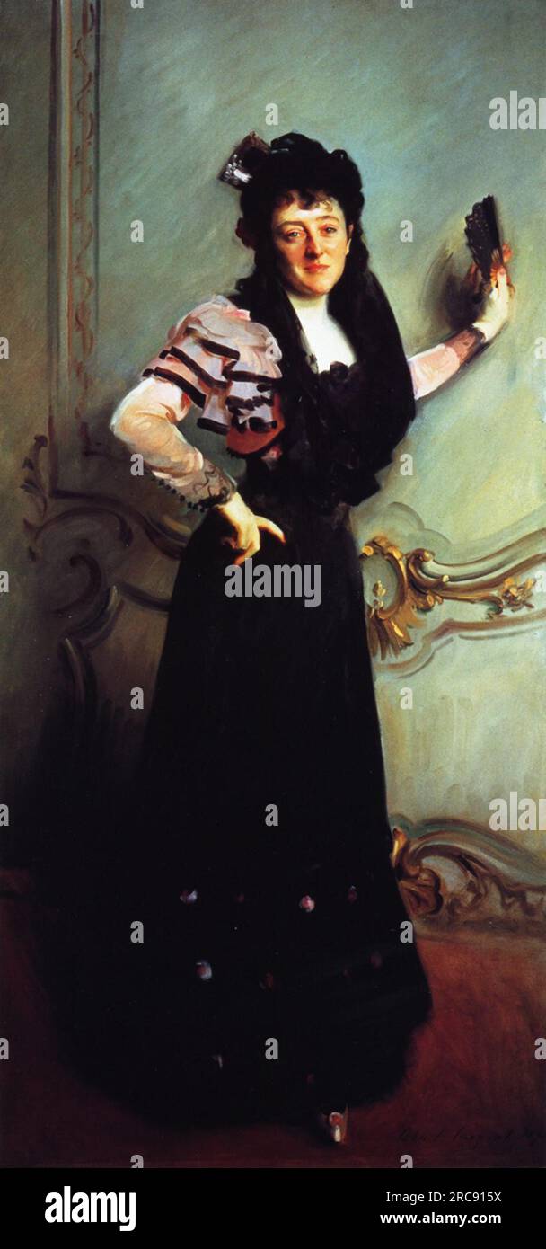 Mrs. Walter Bacon (Virginia Purdy Barker) 1896 by John Singer Sargent ...