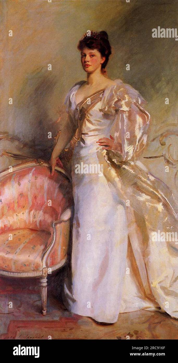 Mrs George Swinton 1897 by John Singer Sargent Stock Photo - Alamy