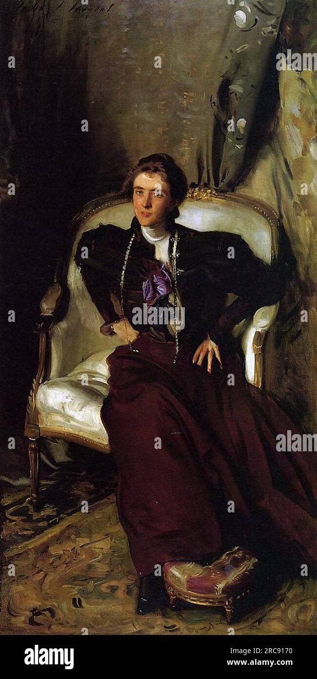 Portrait of Mrs Alice Brisbane Thursby 1898 by John Singer Sargent ...