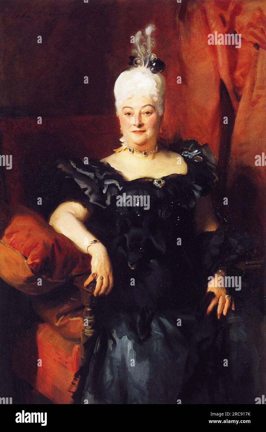 Lady Fauden Phillips (Helen Levy) 1898 by John Singer Sargent Stock ...