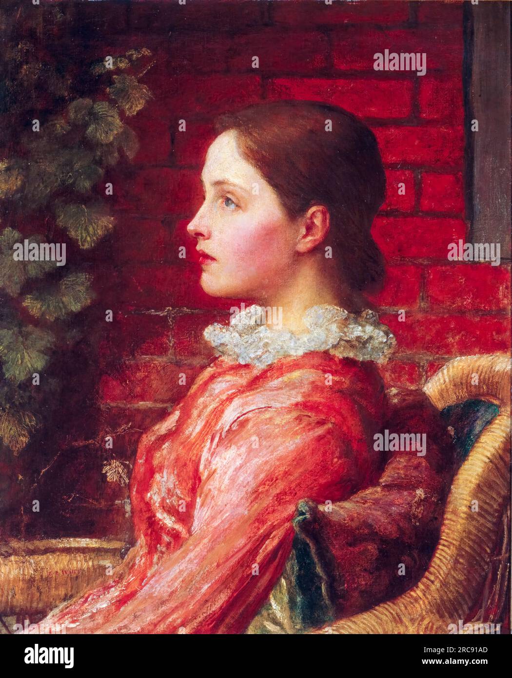 George Frederic Watts, Alice, portrait painting in oil on canvas, 1883 ...