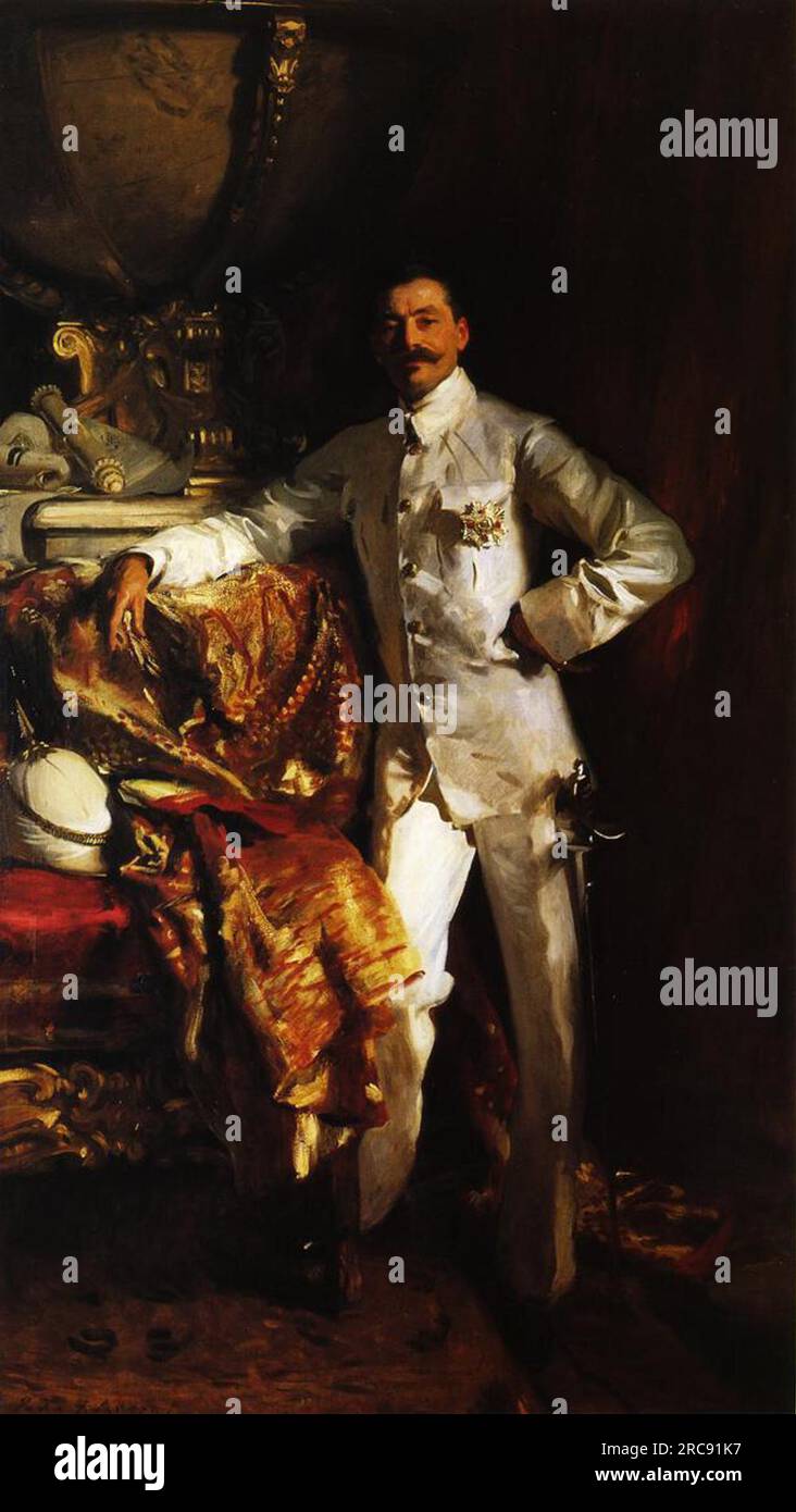 Sir Frank Swettenham 1904 by John Singer Sargent Stock Photo - Alamy