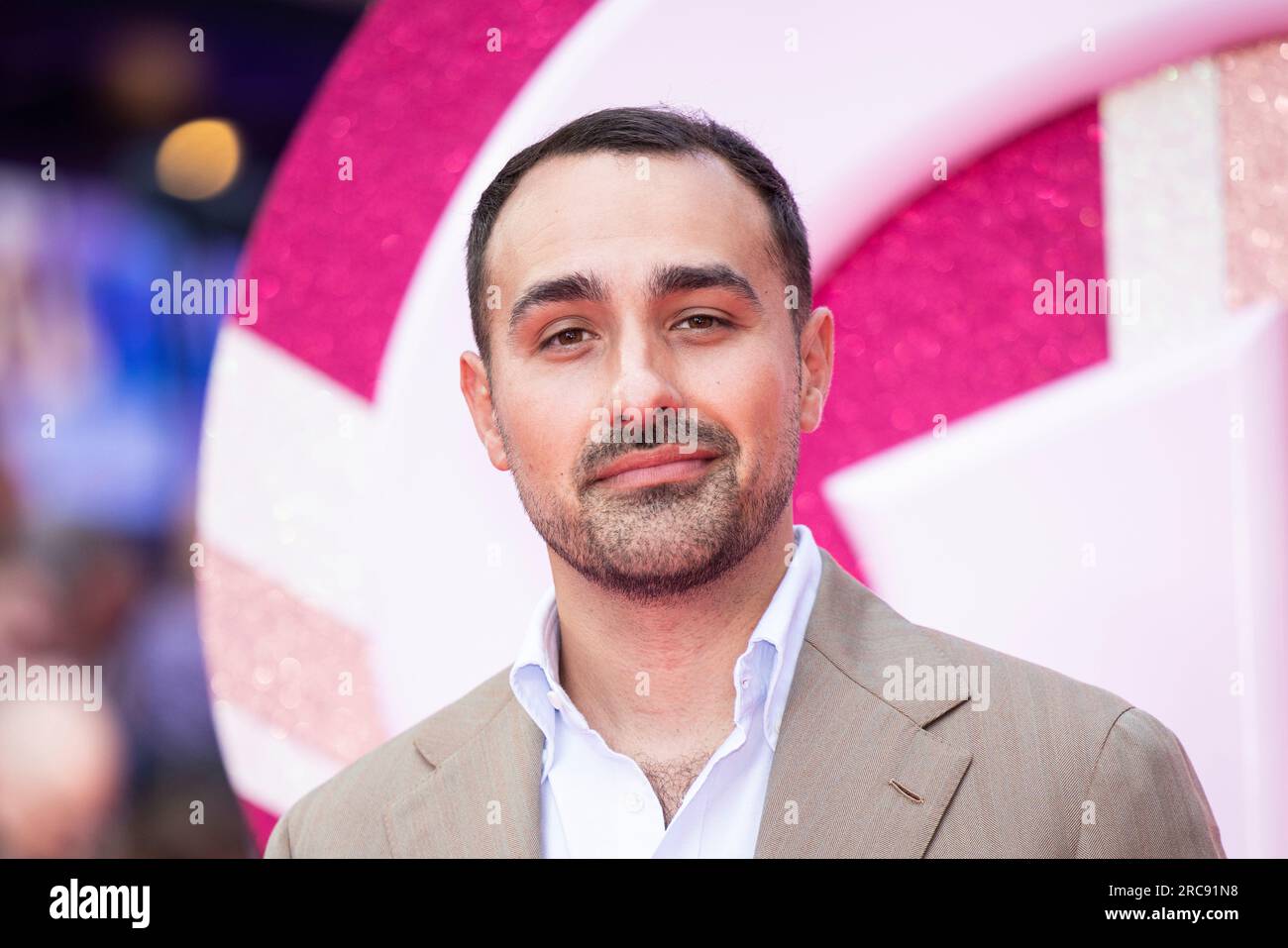 Jamie Demetriou poses for photographers upon arrival at the premiere of ...