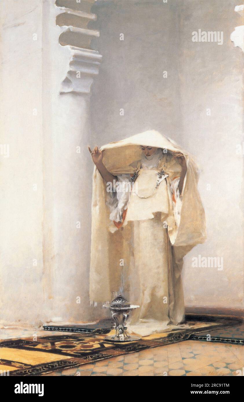 Fumee d'Ambre Gris 1880 by John Singer Sargent Stock Photo - Alamy