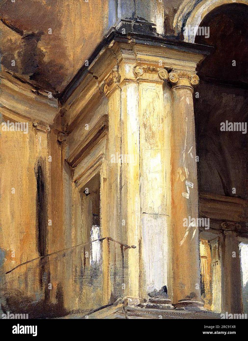 Roman Architecture 1907 by John Singer Sargent Stock Photo - Alamy
