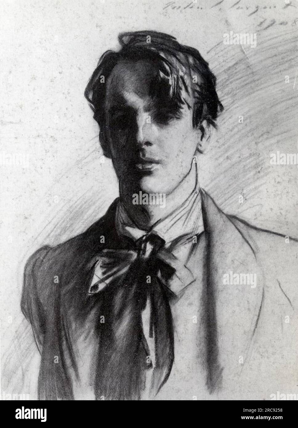 William Butler Yeats 1908 by John Singer Sargent Stock Photo - Alamy