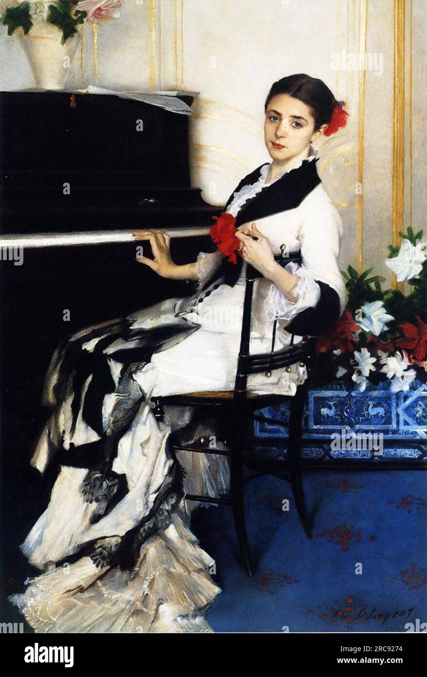 Madame Ramon Subercaseaux 1881 by John Singer Sargent Stock Photo - Alamy