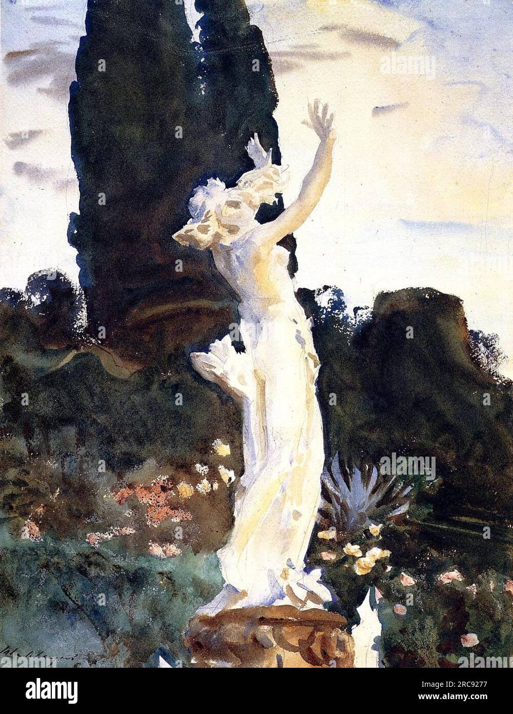 Statue of Daphne 1910 by John Singer Sargent Stock Photo - Alamy