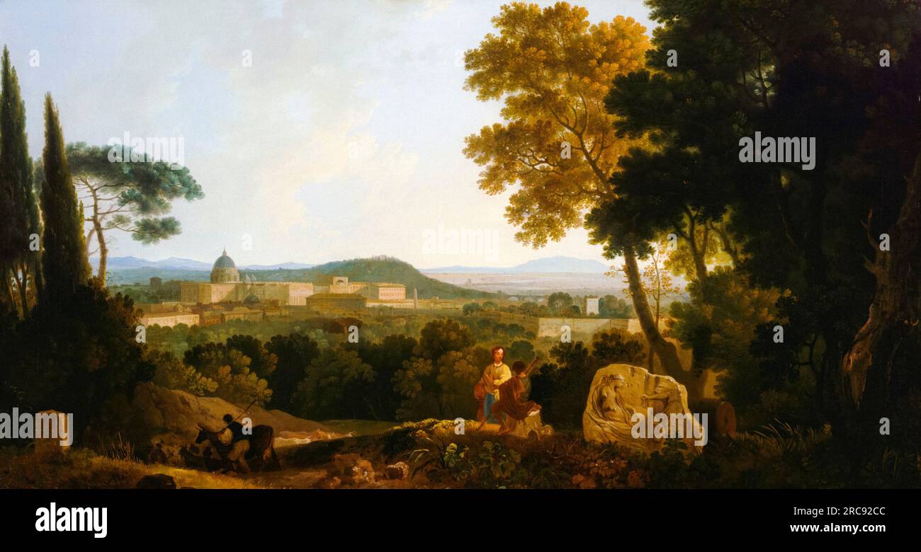 Rome landscape paintings hi-res stock photography and images - Alamy
