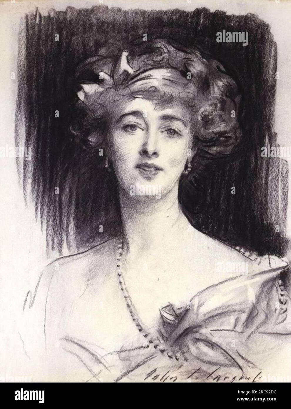 Daisy, Princess of Pless 1913 by John Singer Sargent Stock Photo - Alamy