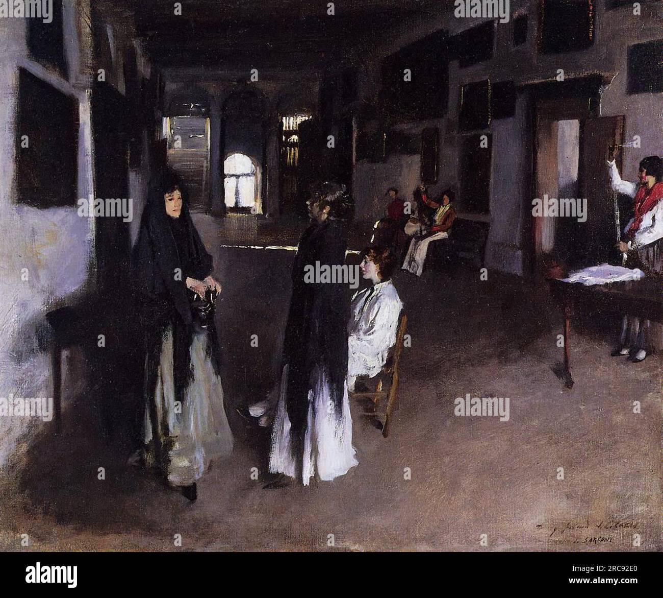 A Venetian Interior 1882 by John Singer Sargent Stock Photo - Alamy