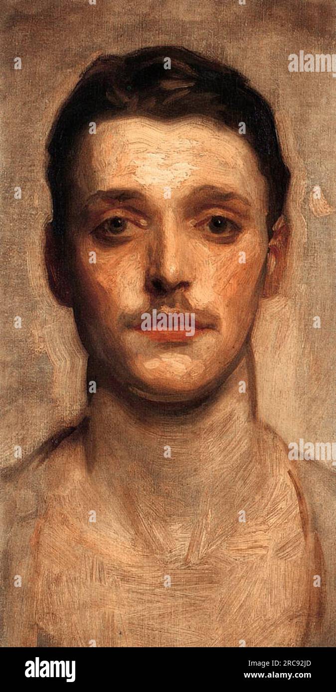 Study of a Young Man by John Singer Sargent Stock Photo - Alamy