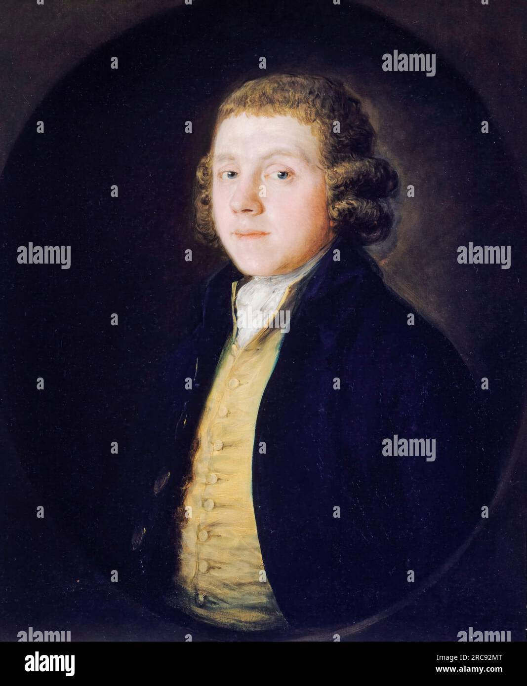 The Reverend Samuel Kilderbee (1725–1813), portrait painting in oil on ...